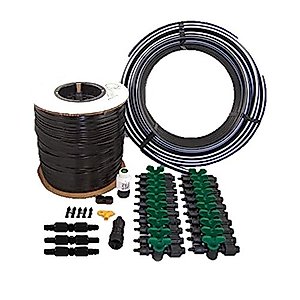 Vegetable Garden Drip Kit – 20 Rows x 50 Ft– Watering Garden Drip Irrigation