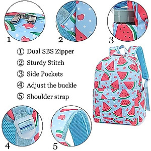 LOIDOU Backpack for Teen Girls Bookbags School Backpack with Lunch Box and Pencil Case 3 in 1 School Bags Set