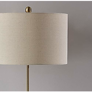 Adesso Home SL1165-21 Transitional Table Lamp from Barton Collection in Brass-Antique Finish, 15.00 inches, Bronze