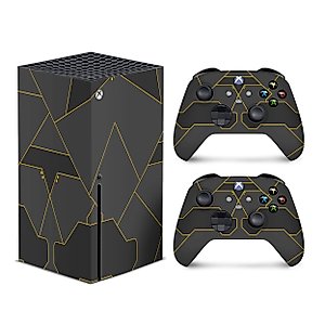TACKY DESIGN Infinite Space Skin Compatible for Xbox Series x Skin Futuristic Legendary Console & Two Controller Skin, Xbox x Sticker Premium Vinyl 3M Decal Full wrap, Xbox Cover