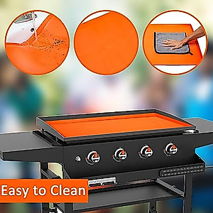Silicone Griddle Mat for Blackstone 28 Inch Griddle, Heavy Duty Silicone Grill Mat, Protect Griddle Cooking Surface from Dust, Debris, Rust, Silicone Griddle Cover Flat Top Griddle Keep Griddle Clean
