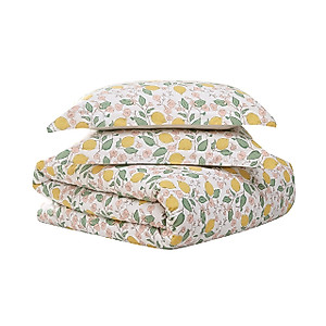 Brooklyn Loom Lemon Verbena 3-Piece Full/Queen Duvet Cover Set (DCS3577FQ-1800)