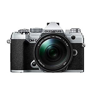Olympus OM-D E-M5 Mark III Silver Body with M.Zuiko Digital ED 14-150mm F4.0-5.6 II Black Lens Kit