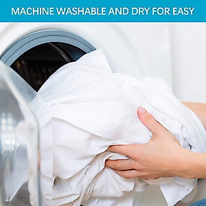 Full Size Zippered Mattress Protector(3/4/5/7/9/13Inches), Mattress Cover & Mattress Encasement Fits for Amazon Basics & ZINUS Box Spring Mattress, 6 Sides Wrapping Box Spring Cover