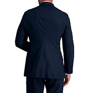 J.M. Haggar Men's JMH Premium Stretch Tailored Fit Suit Separate Pants, Blue-Jacket, 48