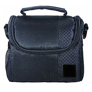 Small Soft Padded Camera Equipment Bag / Case for Canon, Nikon, Sony, Samsung, Olympus, Pentax, Panasonic & More + Microfiber Cloth