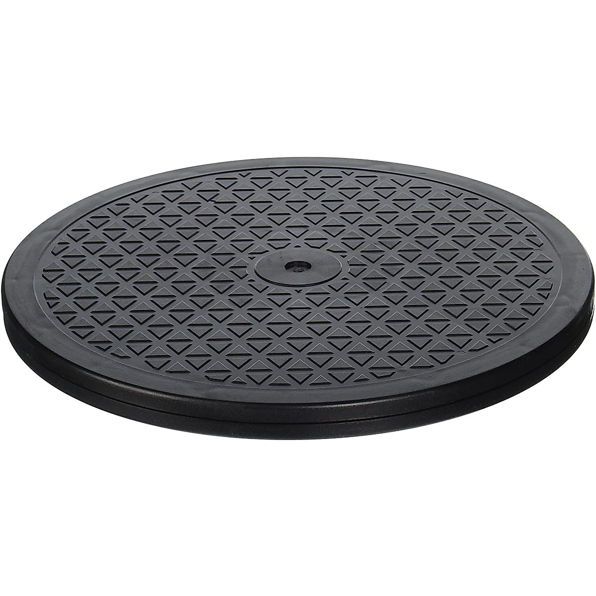 LapWorks 10 Inch Heavy-Duty Monitor Swivel Stand (Black) | 360 Degree Rotating Lazy Susan Base for TVs, Computers, Painting, Potted Plants, Display, and Cabinet Organization | Supports 100lbs