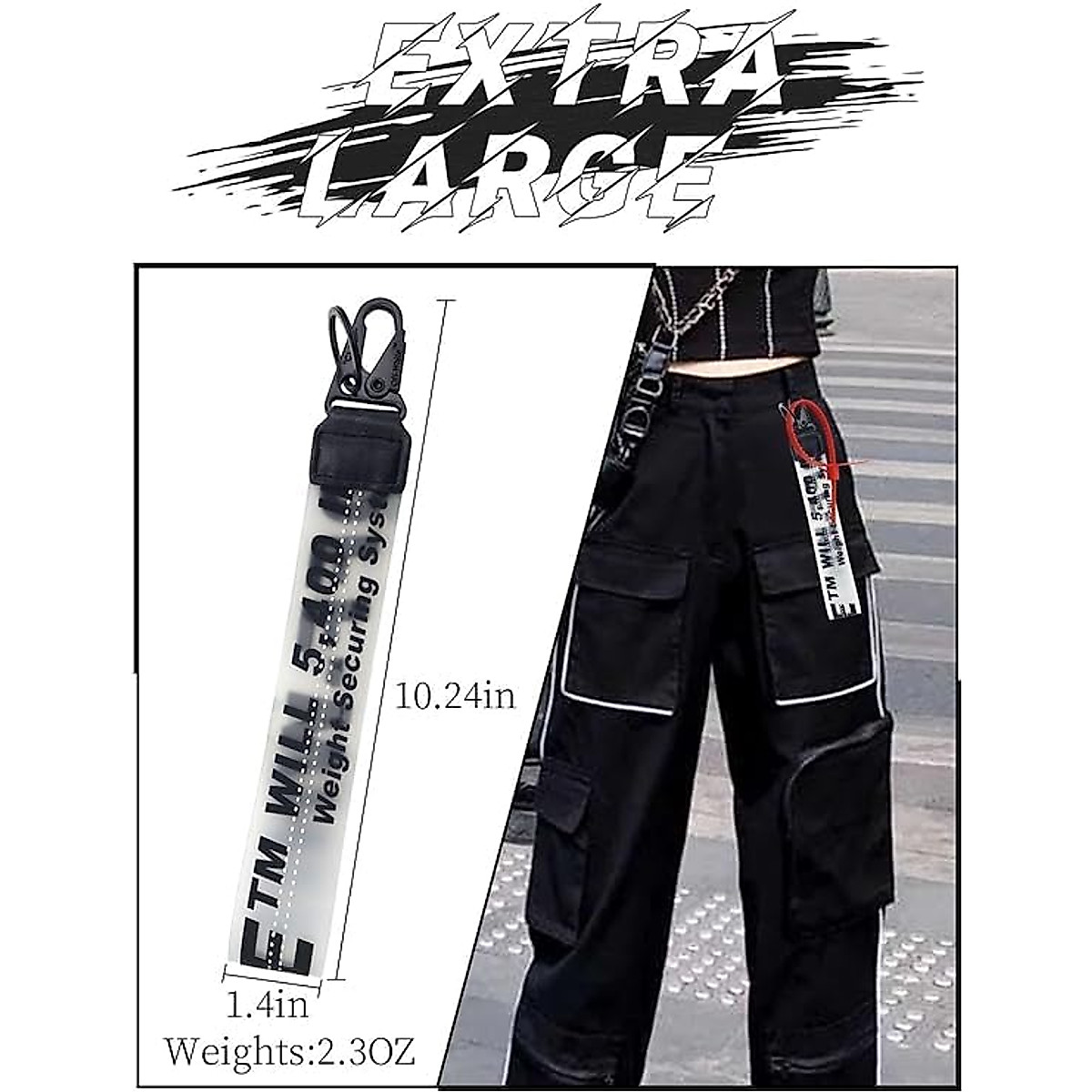 AllStyle By Patel Compatible Wristlet Strap for Key, Classic Hand Wrist Keychain Lanyard Key Chain Holder for Men and Women (1, Rubber - Black)