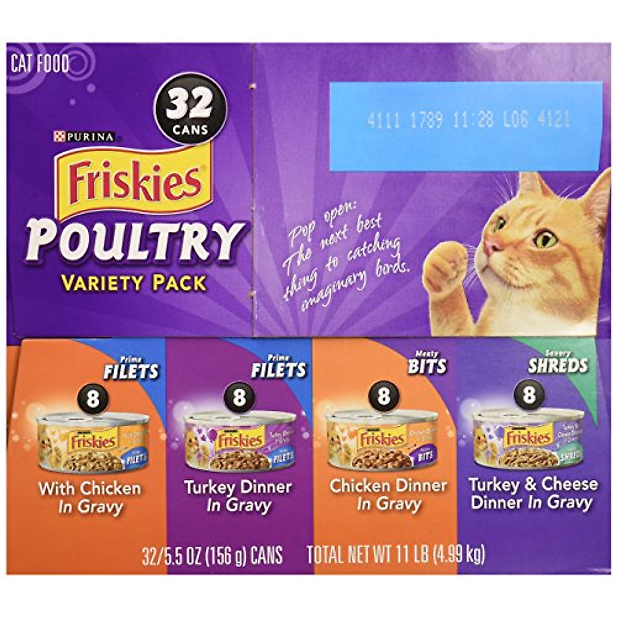 Friskies Purina Poultry Variety Pack, 11 lb