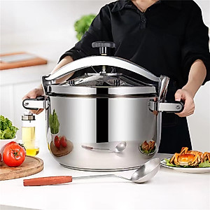 lodnexem Large 42 Quart Professional Pressure Cooker, 304 Stainless Steel Pressure Cooker Extra Large Canning Pot Commercial Canner Ideal for Industry Usage,42qt