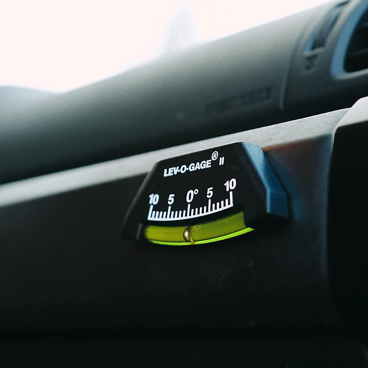Sun Company 306-R Lev-o-gage II Inclinometer and Tilt Gauge - Pack of 2 Levels | Leveling Gauges for RV, Camper, or Trailer