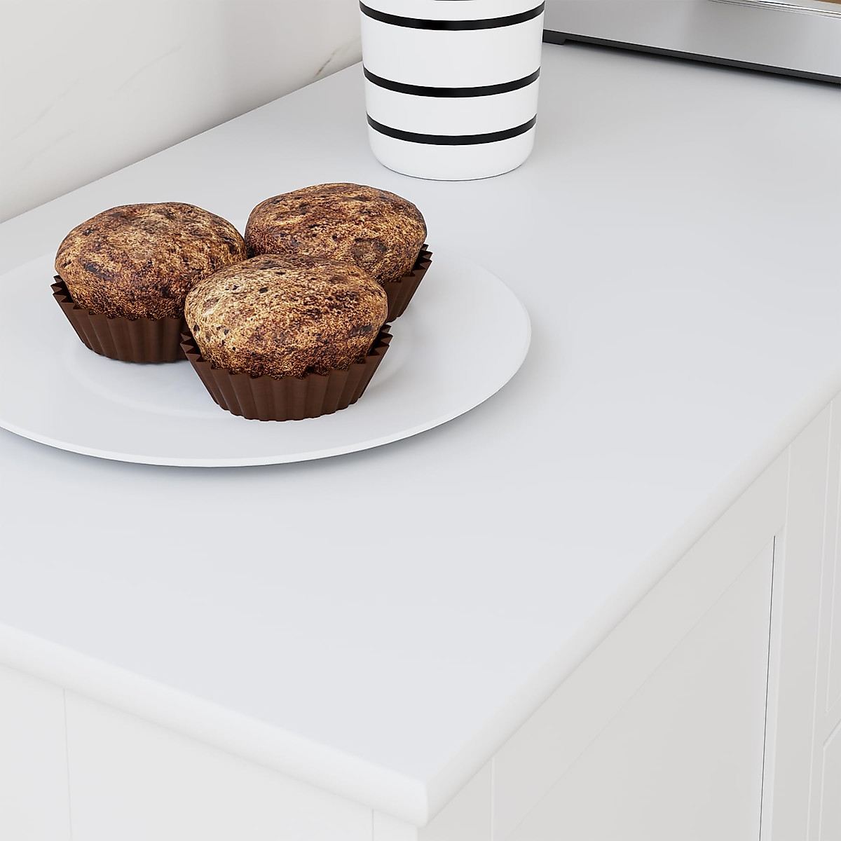 HOSTACK Buffet Cabinet with Storage, Modern Sideboard Buffet with Doors, Wood Coffee Bar Kitchen Storage Cabinet with Drawer and Adjustable Shelf for Kitchen, Dining Room, Living Room, White