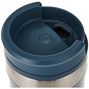 STANLEY NeverLeak Travel Mug .35L / 12OZ Hammertone Ice – Leakproof - Tumbler for Coffee, Tea & Water - BPA FREE - Stainless-Steel Thermo Cup - Rotating lid covers drink - Dishwasher Safe