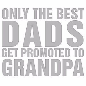 CafePress Only The Best Dads Get Promoted To Grandpa Mugs Ceramic Coffee Mug, Tea Cup 11 oz