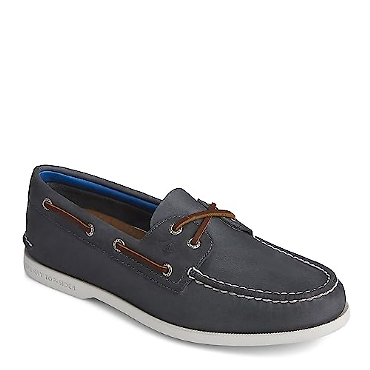 Sperry Men's Authentic Original Plushwave Boat Shoe, Navy, 10.5 M US