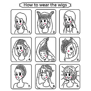 Tseses Red Wigs Long Curly Wavy Wigs for Women Side Part Natural Looking Cosplay Halloween Synthetic Fiber Wig (Red)