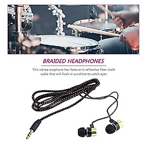 Tatoonly Superjiuex Fashion Design Sports Running Noise Isolating Stereo 1.1M in-Ear 3.5mm Media Player Music Earphone Stereo Music Headphone