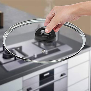 2 Pcs Universal Pot Lid Knob, Pot Lid Handle Replacement Knob, Kitchen Cookware Heat Resistant Pot Knob, Easy Grip Lid Handle, Compatible with Kitchen Cookware Casserole Glass Saucepan Kettle