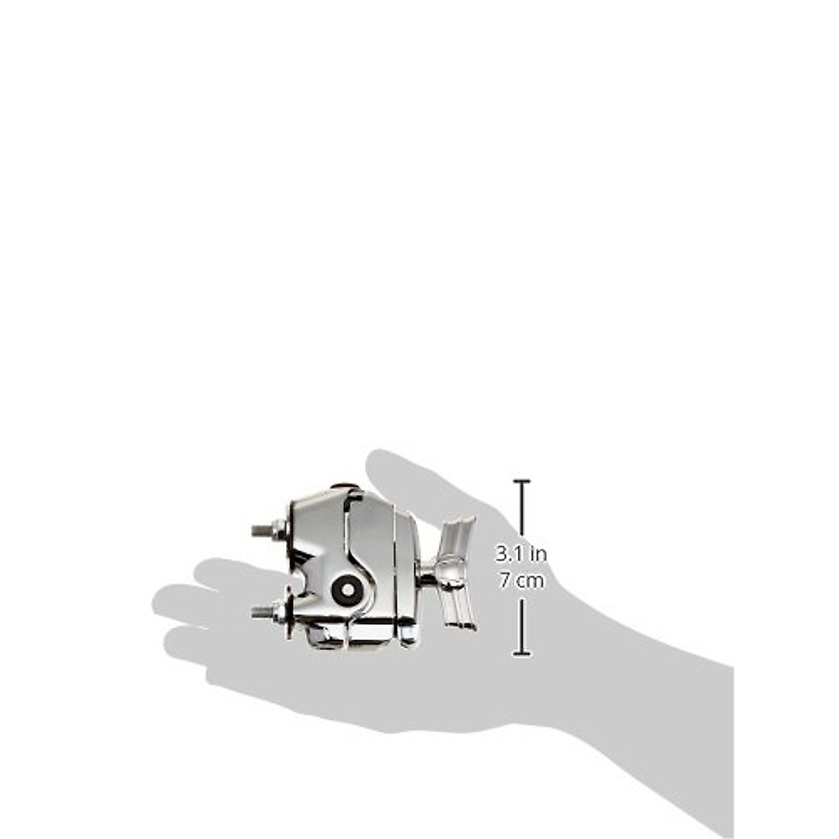 Ludwig LAPAM1 Atlas Single Mount Bracket Drum Set Mounting Hardware, Silver,Black