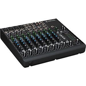 Mackie 1202VLZ4 12-Channel Compact Mixer with G-MIXERBAG-1212 Padded Nylon Mixer/Equipment Bag & PB-S3410 3.5 mm Stereo Breakout Cable, 10 feet Bundle