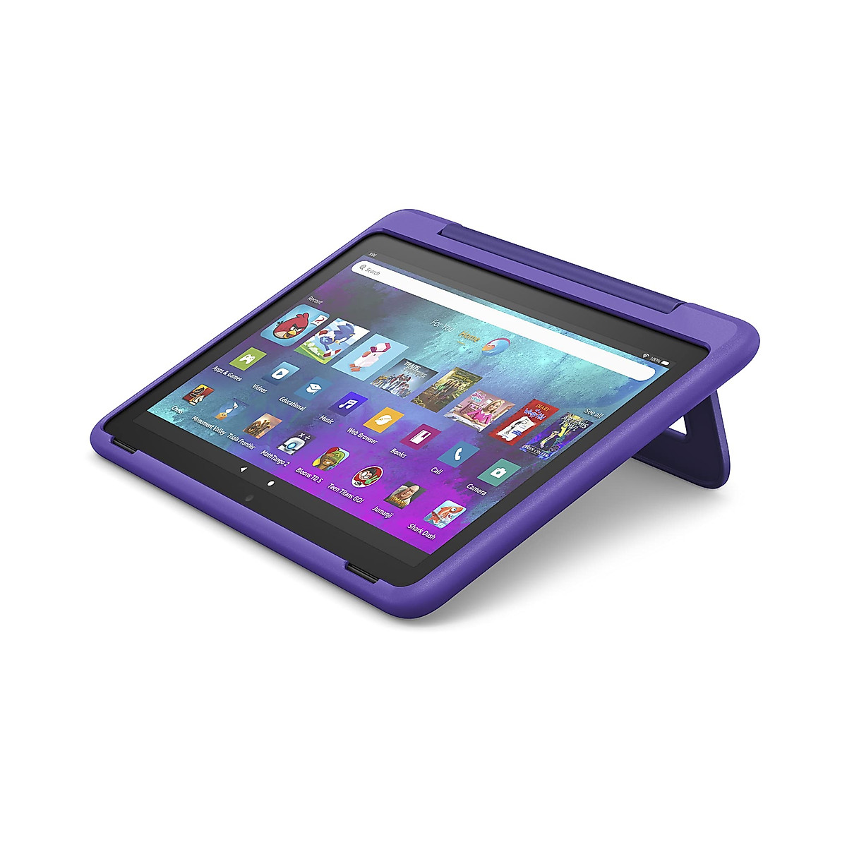 Amazon Kid-Friendly Case for Fire HD 10 tablet (Only compatible with 11th generation tablet, 2021 release), Black