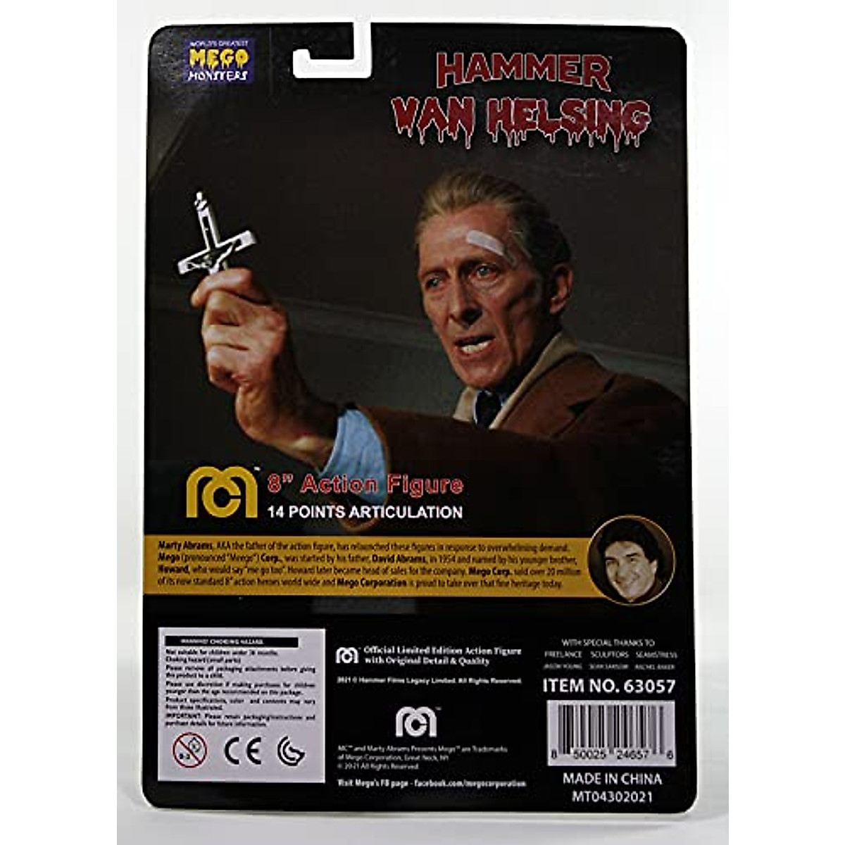 Mego Hammer Van Helsing Action Figure 8"