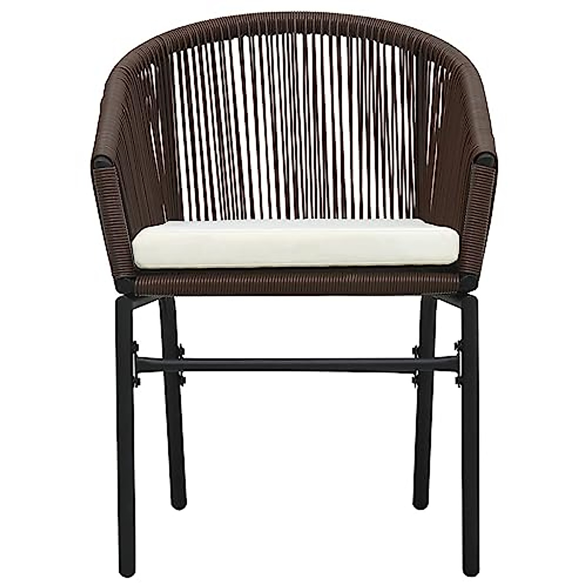 WHOPBXGAD 7 Piece Patio Dining Set Deck Furniture,Gardens Patio Furniture,Designed for use on lawns, terraces, poolsides, patios and Gardens,Brown