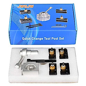 JWGJW 120034 Tooling Package Mini Lathe Quick Change Tool Post & Holders Multifid Tool Holder