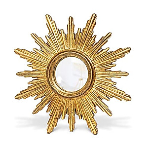 Park Hill Collection EWI16001 Isolde Sunburst Mirror, 25.75-inch Height, Gold, 25.75inchL x 2inchW x 25.75inchH