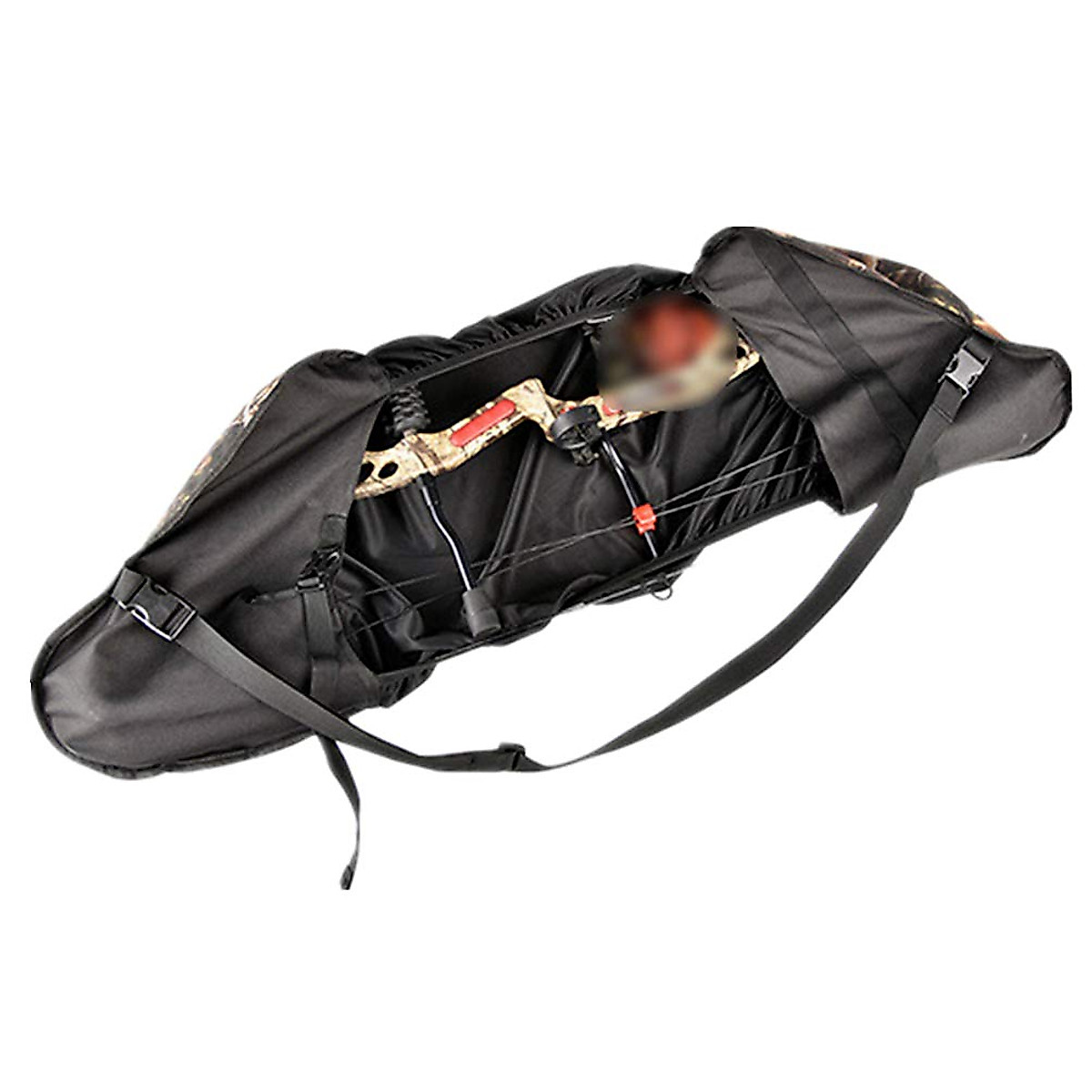 UNISTRENGH Compound Bow Bag Archery Bow Storage Case Backpack Outdoor Portable Universal Bow Carrier Holder for Men Women (Camouflage)