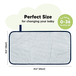 KeaBabies Baby Diaper Caddy Organizer and Portable Diaper Changing Pad - Large Baby Organizer - Waterproof Foldable Baby Changing Mat - Diaper Organizer For Changing Table - Diaper Changing Station