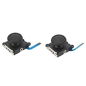 Socobeta Joystick, Game Joystick 2Pcs Tight Fit Accurate Controlling Sensitive for Replacement