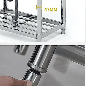Stainless Steel Sink, Single Tank With Bracket Integrated Simple Floor Washbasin, Household Balcony Kitchen Sink Commercial