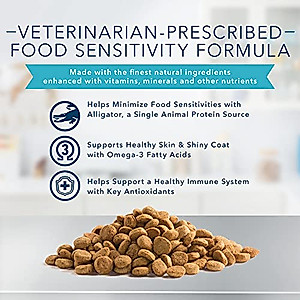 Blue Buffalo Natural Veterinary Diet NP Novel Protein Dry Dog Food, Alligator 22-lb bag