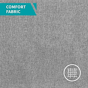 BALUS Upholstered Loveseat Couch for Living Room, Modern Love seat Sofa Furniture with 5.9“ Upholstered Cushion for Apartment/Living Room/Bedroom/Office(Light Grey)