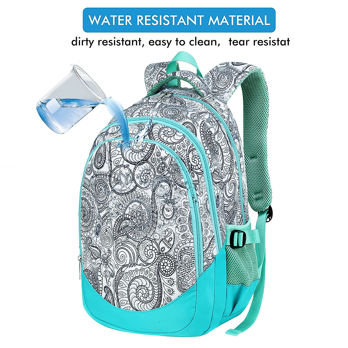 Girls Backpack for Kids Elementary School Bag Bookbag Kindergarten Middle School Teen Girls Mochila Para Niñas with Laptop Compartment Mochilas Escolares Para Adolescentes Book Bag Teenage