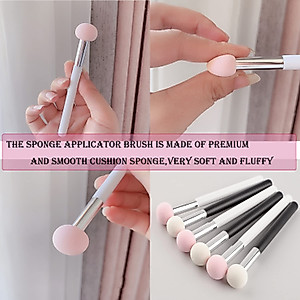 SALOCY Mushroom Powder Puff,6 Pieces Foundation Sponge Powder Puff Sponge Make Up Brushes, Concealer Brush Sponge for Women Girls…