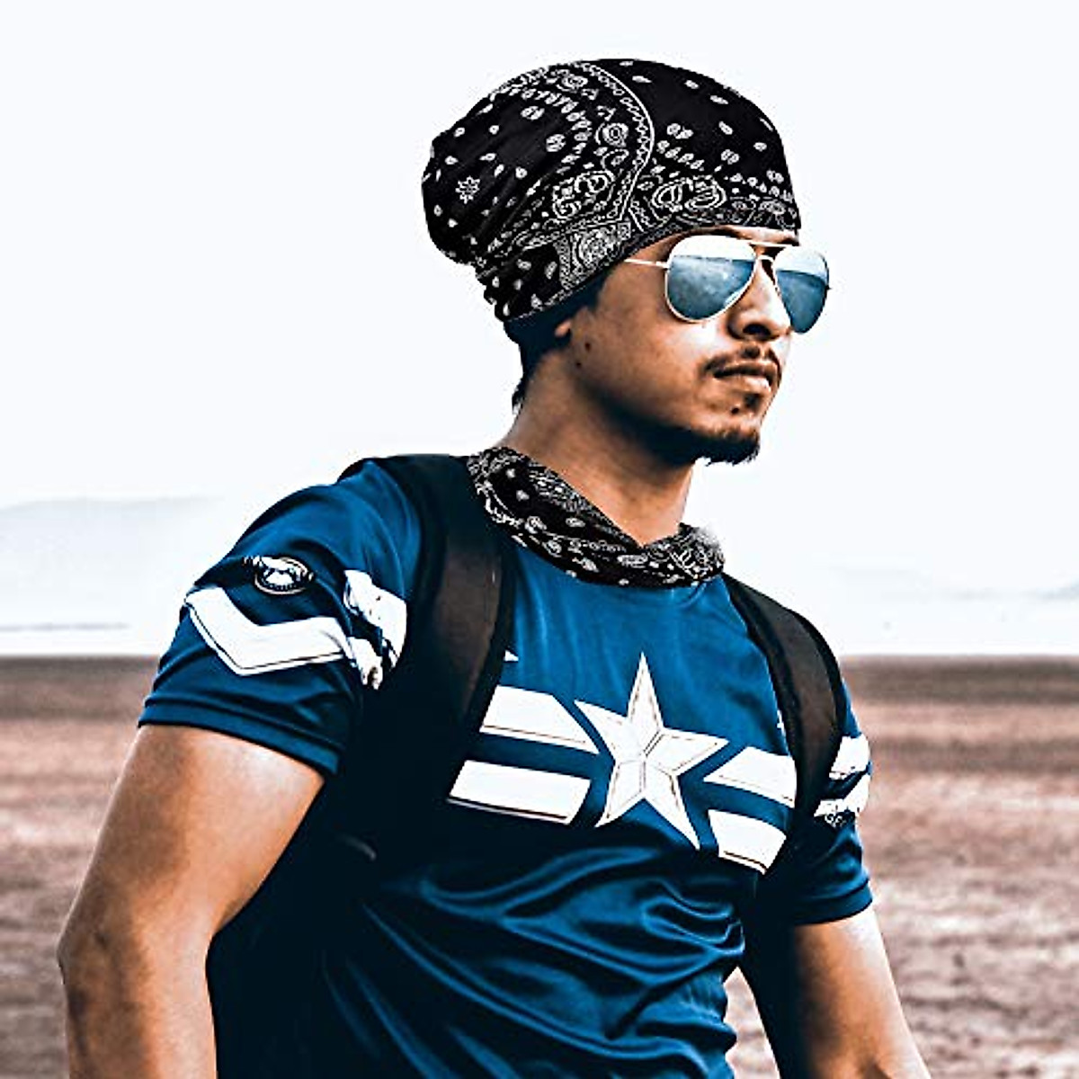 4 PCS Women Baggy Slouchy Beanie Chemo Hat Cap Slouchy Snood Hat Cancer Headwear