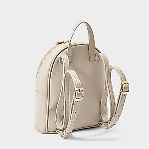 KATIE LOXTON Isla Womens Medium Zippered Top Handle Backpack Taupe