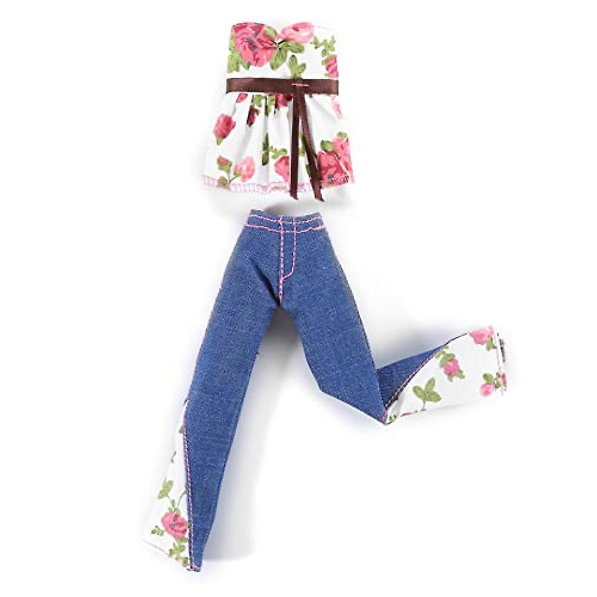 Doll Clothes, 5 Outfits Autumn Dresses Windbreaker Hat for 11.5 Inch Dolls Accessories Random Style