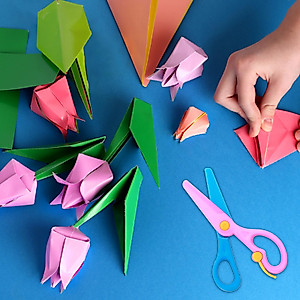 Origami Paper 300 Sheets,20 Colors 6 Inch Square Colored Paper for Crafts,Double Sided Origami Folding Paper for Arts and DIY Projects,15x15cm