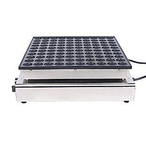 Mini Pancake Maker, 110V Nonstick Dutch Pancake Machine 100Pcs 1.8 Inch Each Poffertje Mini Waffle Pancake Baker