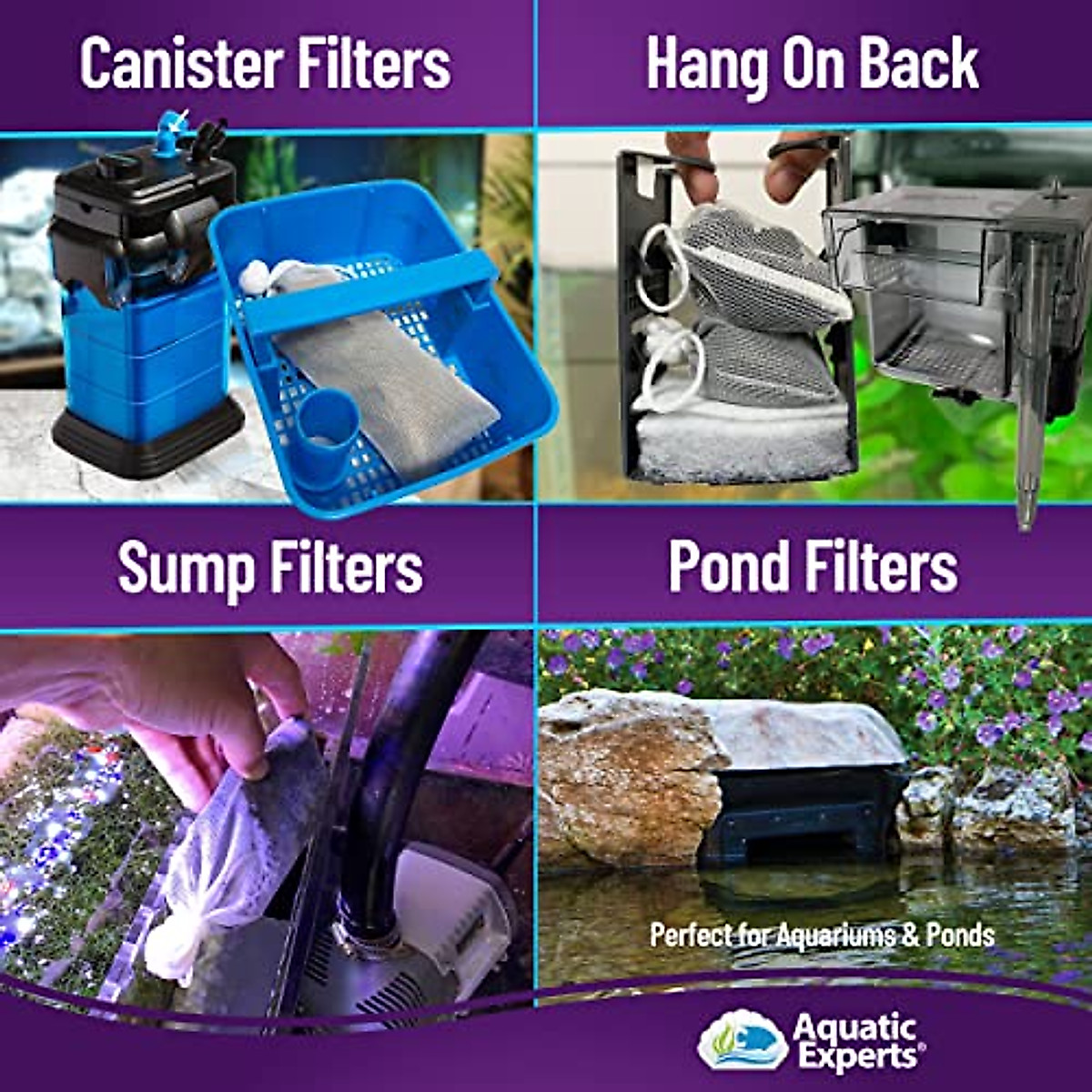 Premium Activated Carbon - Aquarium Carbon for Fish Tank Filter - Aquarium Filter Media - Aquarium Charcoal for Fish Tanks - Activated Charcoal Bulk (Granulated, 3 lbs with Fine Mesh Bag)