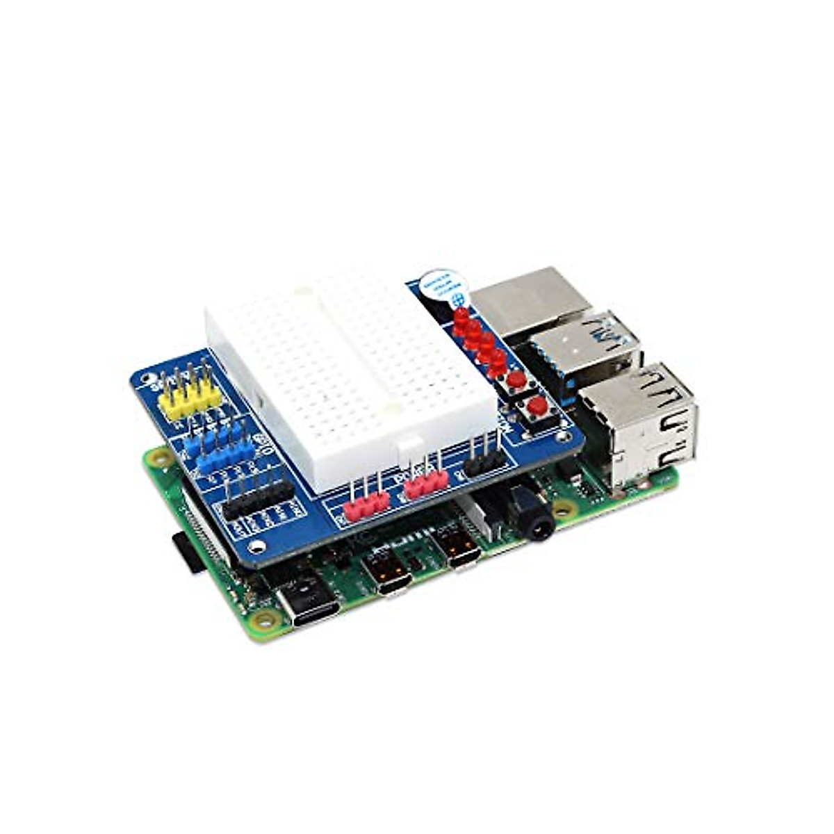 sb components BreadPi - Multipurpose HAT for Raspberry Pi 4, 3B+, 3, 2, Zero and Zero W, Raspberry Pi Expansion Board Designed for Digital and Analog I/O Manufacturer