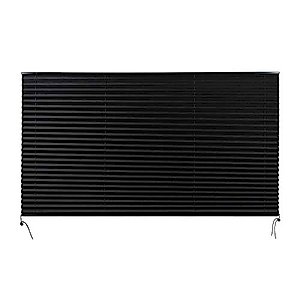 Camper Comfort Black RV Pleated Shade | Camper Blinds | RV Privacy Blinds | RV Solar Shade| Motor-Coach Shade (74" X 42")