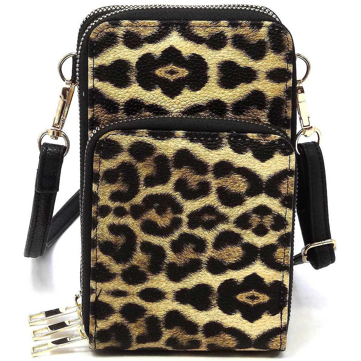MIZUBA Small Crossbody Cell Phone Purse Mini Messenger Shoulder Bag Crossbody Wallet with Credit Card Slots (A-Leopard)