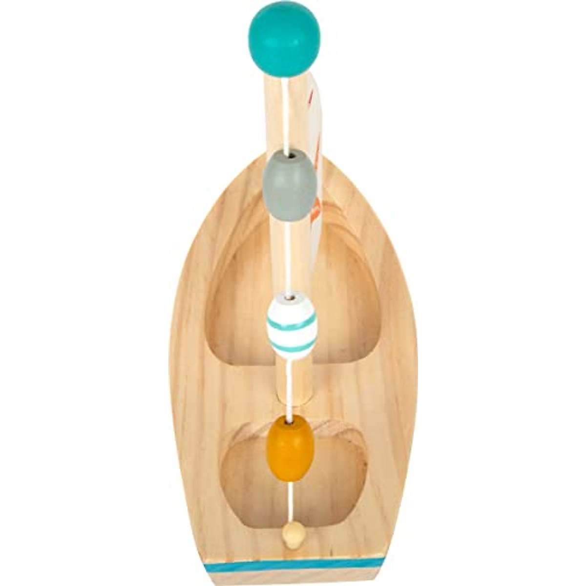 small foot wooden toys Starfish Sailboat Premium Water Toy, Multicoloured