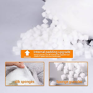 RULAER Indoor/Outdoor 42 Inch Bench Cushion Non-Slip Tufted Patio Furniture Cushions Thickened Soft Kitchen Bench Pads(42x16x4, Brown)