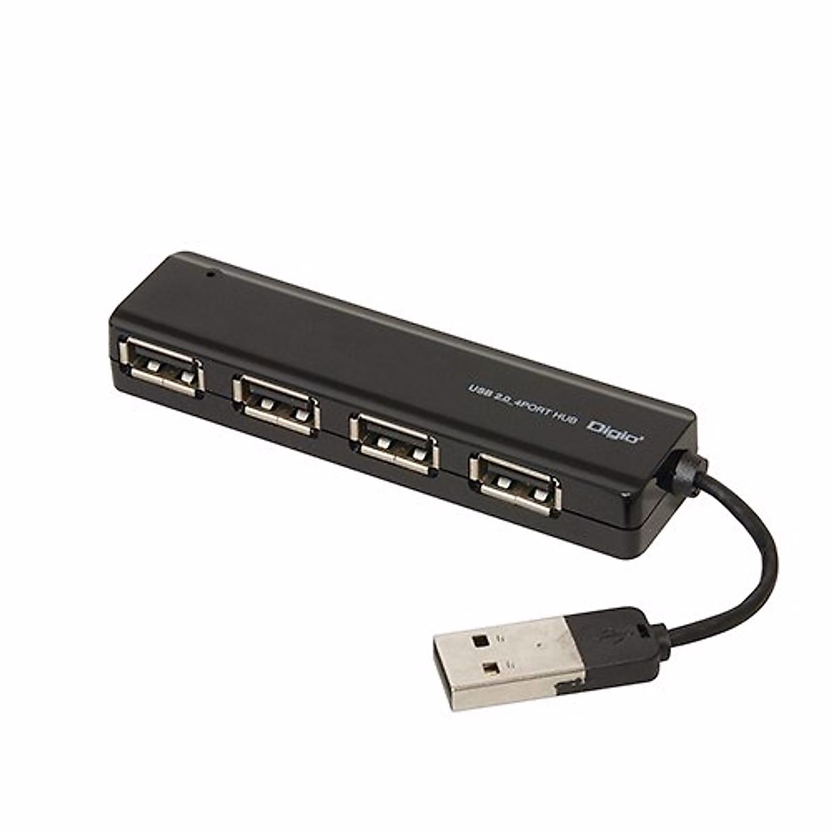Digio2 43861 USB 2.0 4-Port Hub, Black