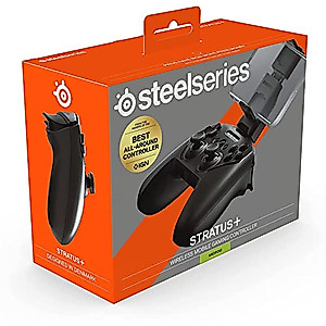SteelSeries Stratus+ Bluetooth Gaming controller for Android & Windows - Mobile - Hall Effect Sensors - Clickable L3/R3